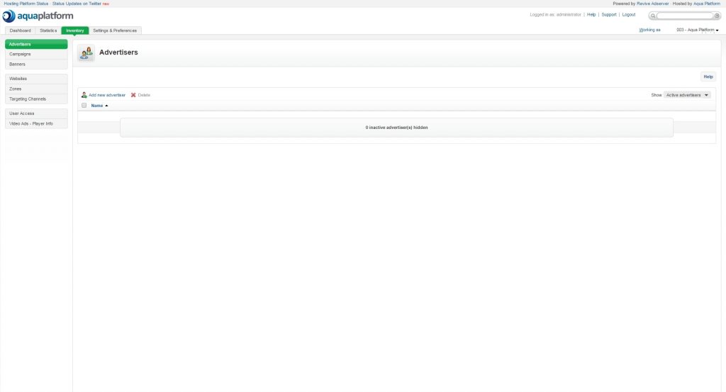 Getting Started with Revive Adserver
